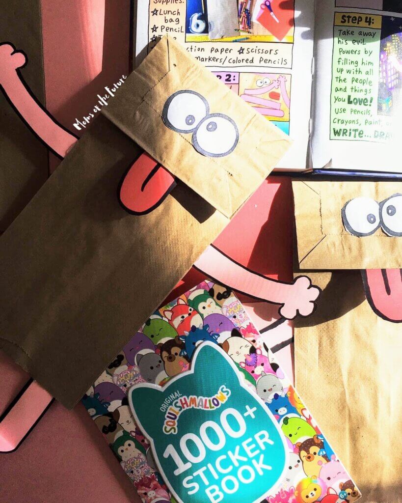 How to Make a Dog Man Munchy Craft – Fun Paper Bag Activity for Kids ...
