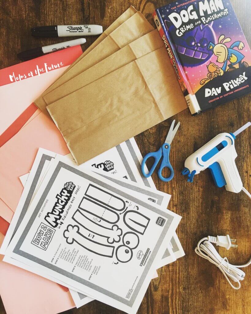 How to Make a Dog Man Munchy Craft – Fun Paper Bag Activity for Kids ...
